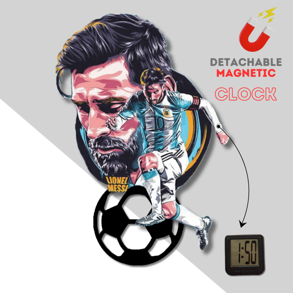 Messi Wall Clock - aswholeideas.com