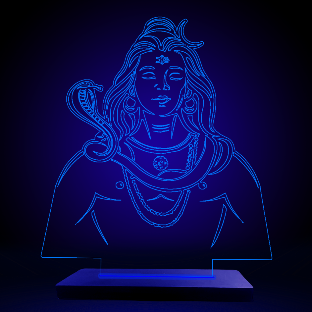 Lord Shiva Table Lamp - aswholeideas.com