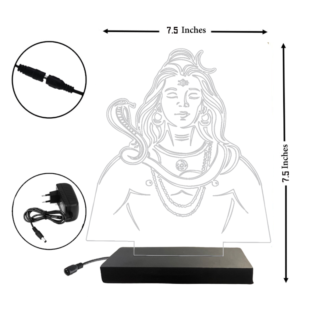 Lord Shiva Table Lamp - aswholeideas.com